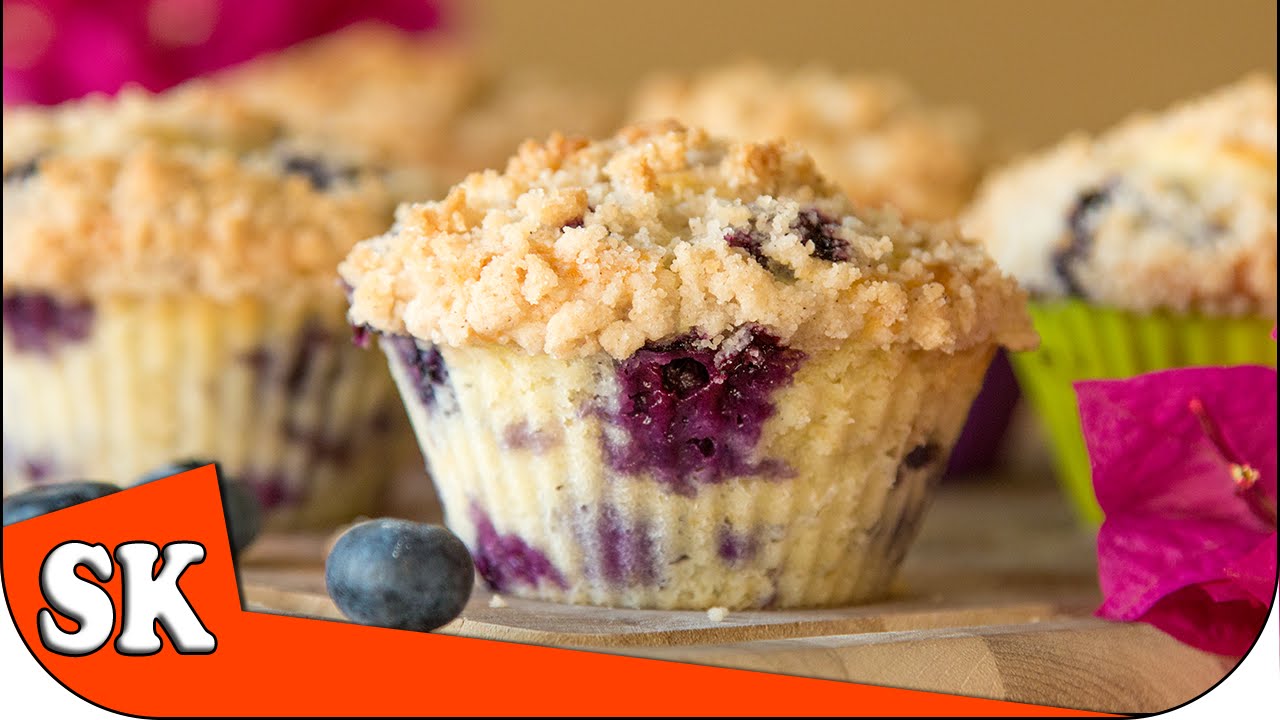 How to Make Blueberry Muffins - Steve's Kitchen