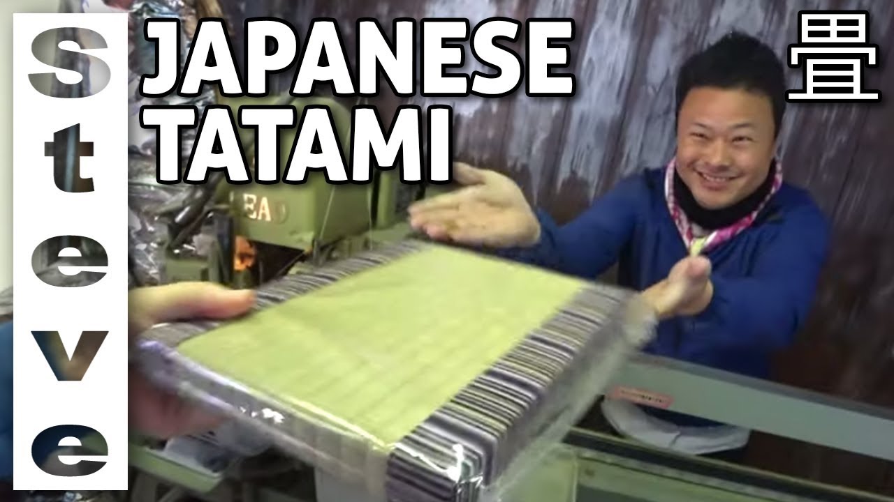 AMAZING TATAMI MAKER – Artisan Japanese Craftsman - Steve's Kitchen