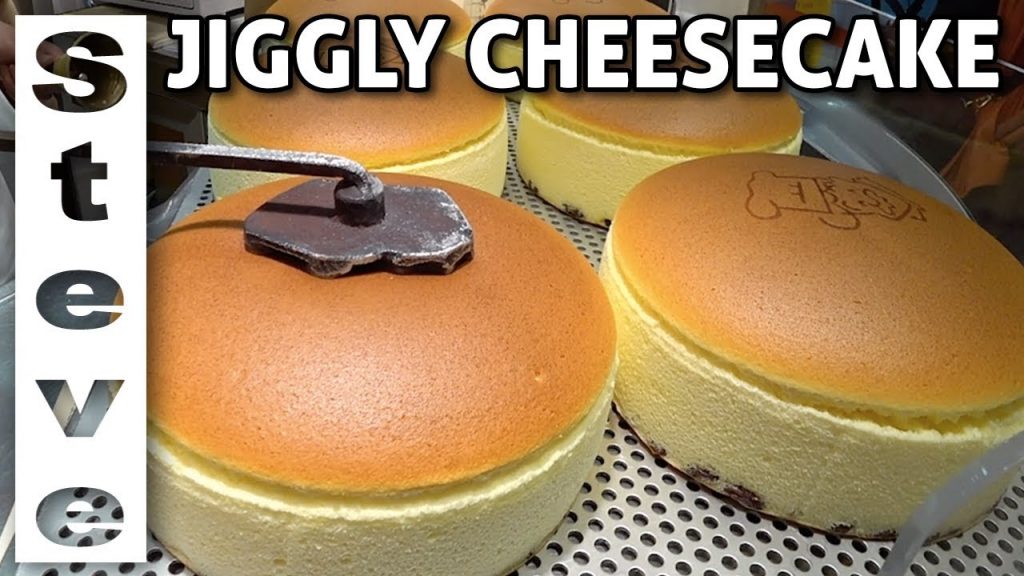 JAPANESE STREET FOOD – Jiggly Cheesecake – Uncle Rikuro Osaka - Steve's ...
